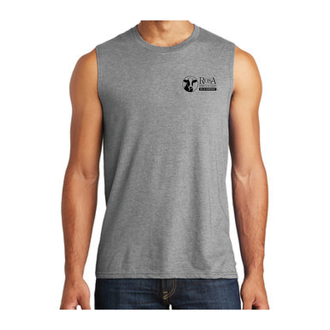 Men's Grey Muscle Tank - Rosa Brothers Milk Company